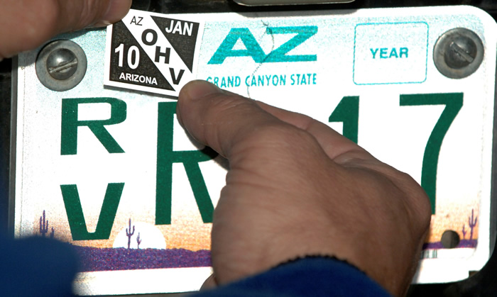 OHV Decal, Title, License Plate & Registration | AZoffroading.com